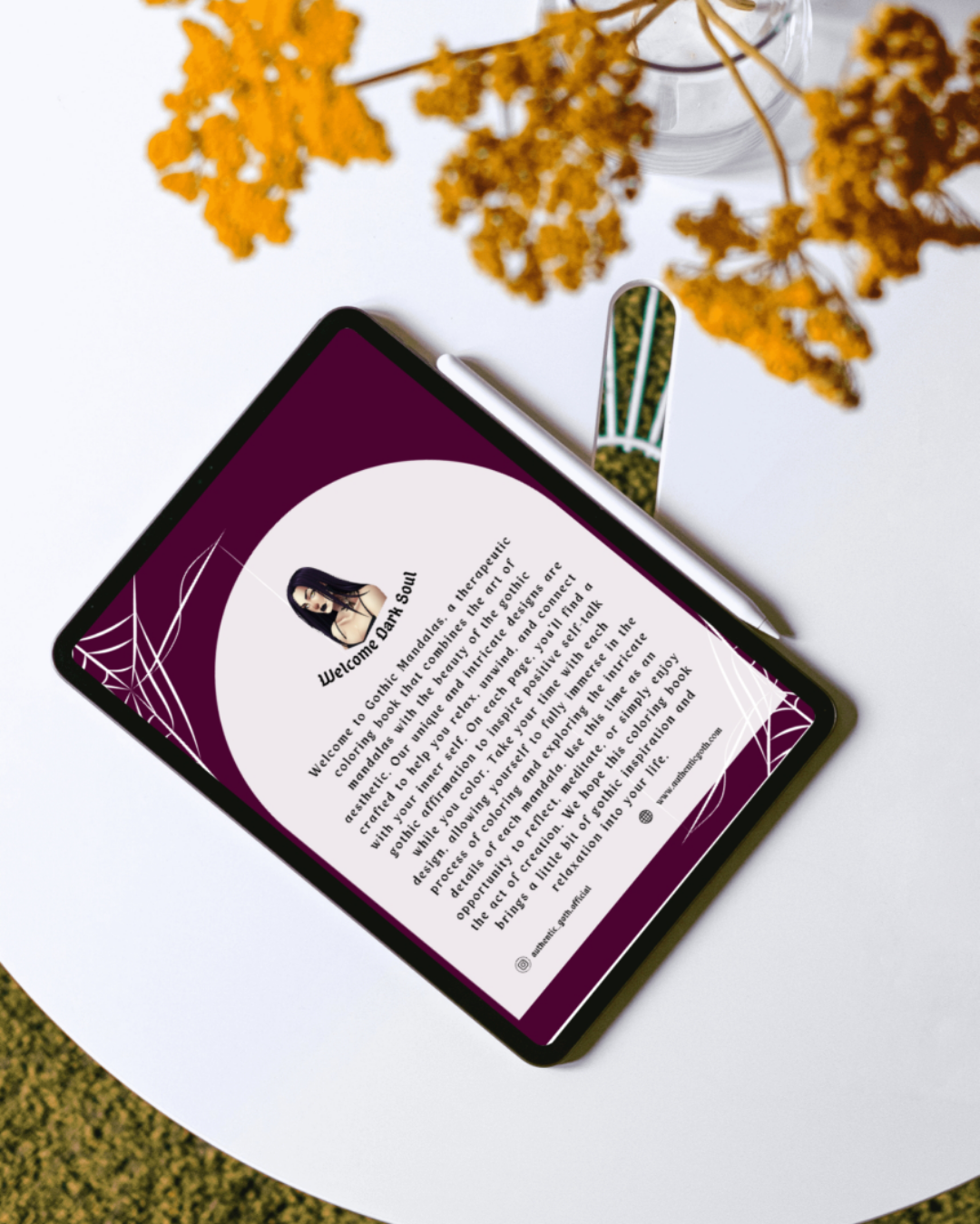 Cryptic Mandala Coloring Book – AUTHENTIC GOTH